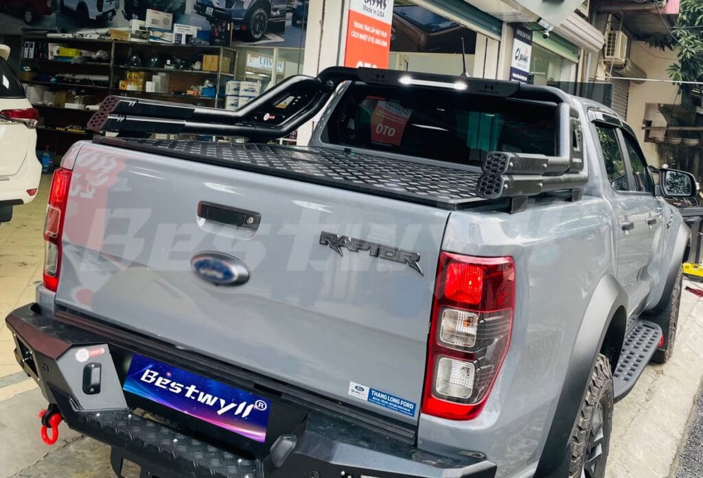 Hard Tri-Fold Cover For Ford Ranger Raptor XZ03 - Foshan Baitai Auto ...